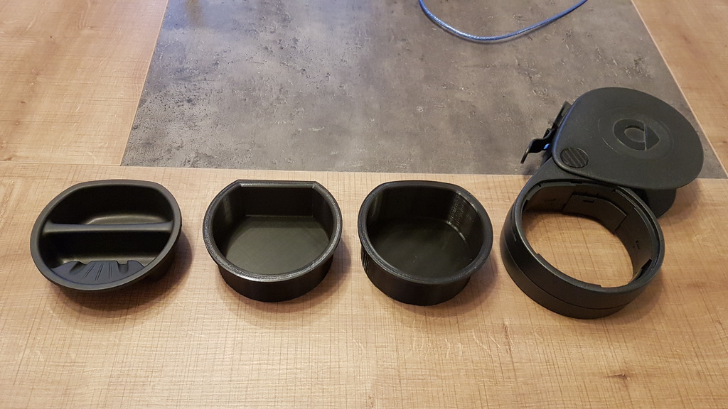 Free 3D file Smart Fortwo 450 & Smart Fortwo 451 Ashtray/Storage Box・3D ...